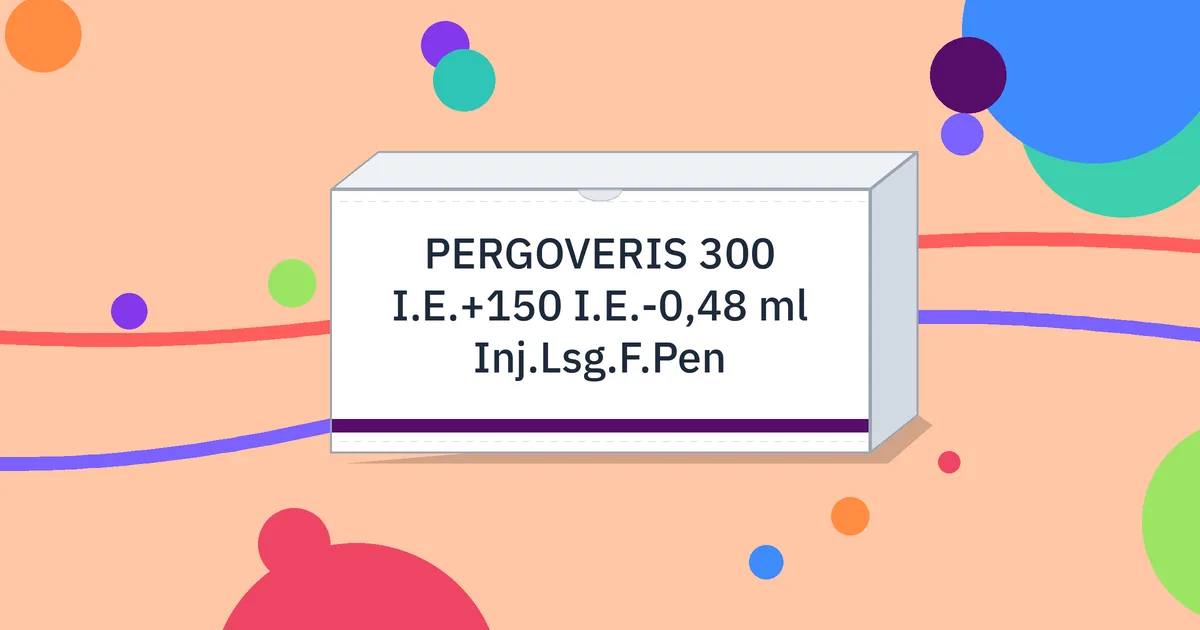 Symbolbild: Packung mit der Aufschrift PERGOVERIS 300 I.E.+150 I.E.-0,48 ml Inj.Lsg.F.Pen (PZN 14371131) – Verfügbarkeit und Bezug in Apotheken in Frankfurt am Main