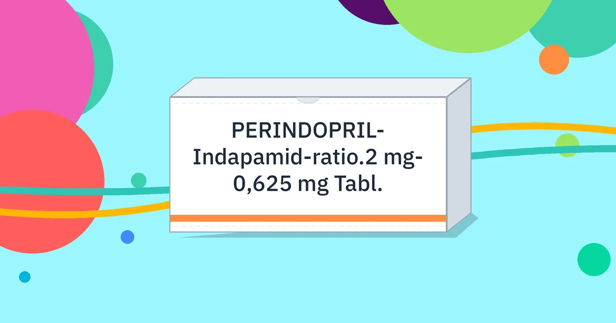 Symbolbild: Packung mit der Aufschrift PERINDOPRIL-Indapamid-ratio.2 mg-0,625 mg Tabl. (PZN 01249026) – Verfügbarkeit und Bezug in Apotheken in Frankfurt am Main