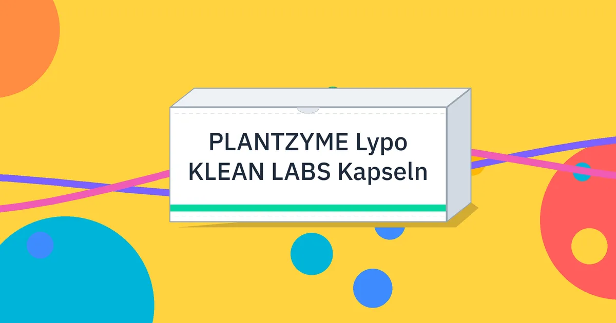 Symbolbild: Packung mit der Aufschrift PLANTZYME Lypo KLEAN LABS Kapseln (PZN 17522228) – Verfügbarkeit und Bezug in Apotheken in Frankfurt am Main