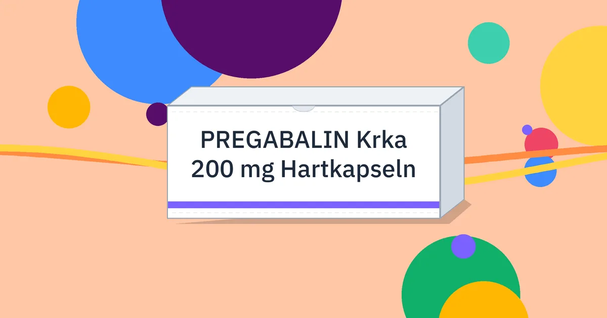 Symbolbild: Packung mit der Aufschrift PREGABALIN Krka 200 mg Hartkapseln (PZN 16387917) – Verfügbarkeit und Bezug in Apotheken in Frankfurt am Main