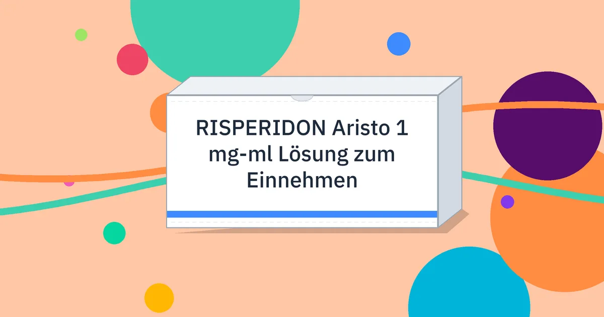 Symbolbild: Packung mit der Aufschrift RISPERIDON Aristo 1 mg-ml Lösung zum Einnehmen (PZN 11259161) – Verfügbarkeit und Bezug in Apotheken in Frankfurt am Main