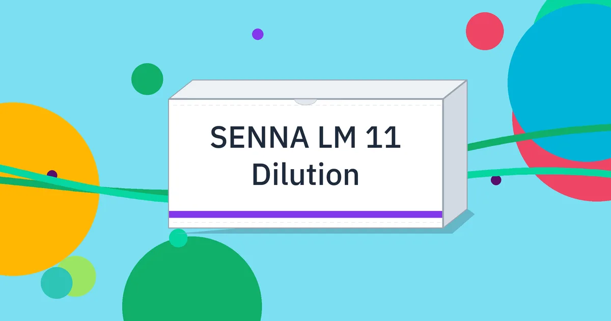 Symbolbild: Packung mit der Aufschrift SENNA LM 11 Dilution (PZN 13188034) – Verfügbarkeit und Bezug in Apotheken in Frankfurt am Main