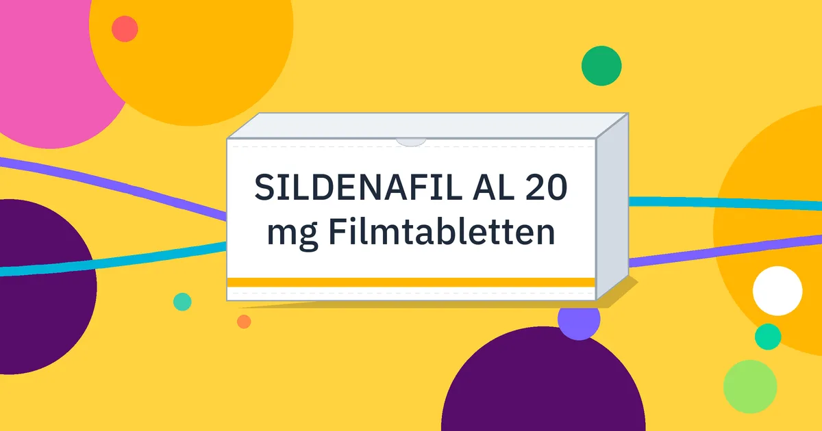 Symbolbild: Packung mit der Aufschrift SILDENAFIL AL 20 mg Filmtabletten (PZN 11893923) – Verfügbarkeit und Bezug in Apotheken in Frankfurt am Main
