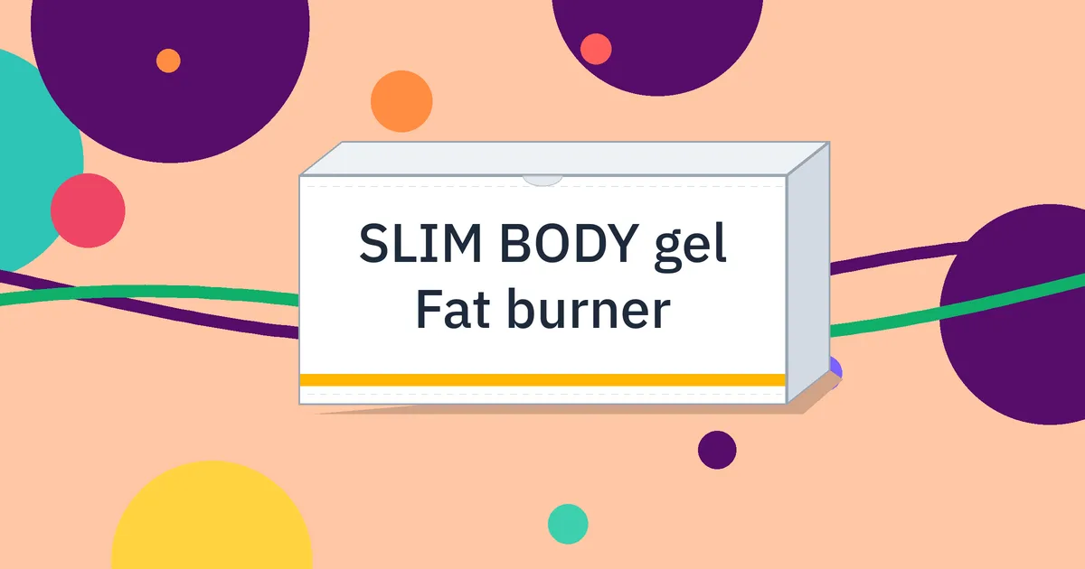 Symbolbild: Packung mit der Aufschrift SLIM BODY gel Fat burner (PZN 13511788) – Verfügbarkeit und Bezug in Apotheken in Frankfurt am Main