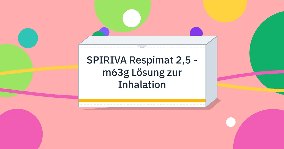 Symbolbild: Packung mit der Aufschrift SPIRIVA Respimat 2,5 -m63g Lösung zur Inhalation (PZN 14140118) – Verfügbarkeit und Bezug in Apotheken in Frankfurt am Main