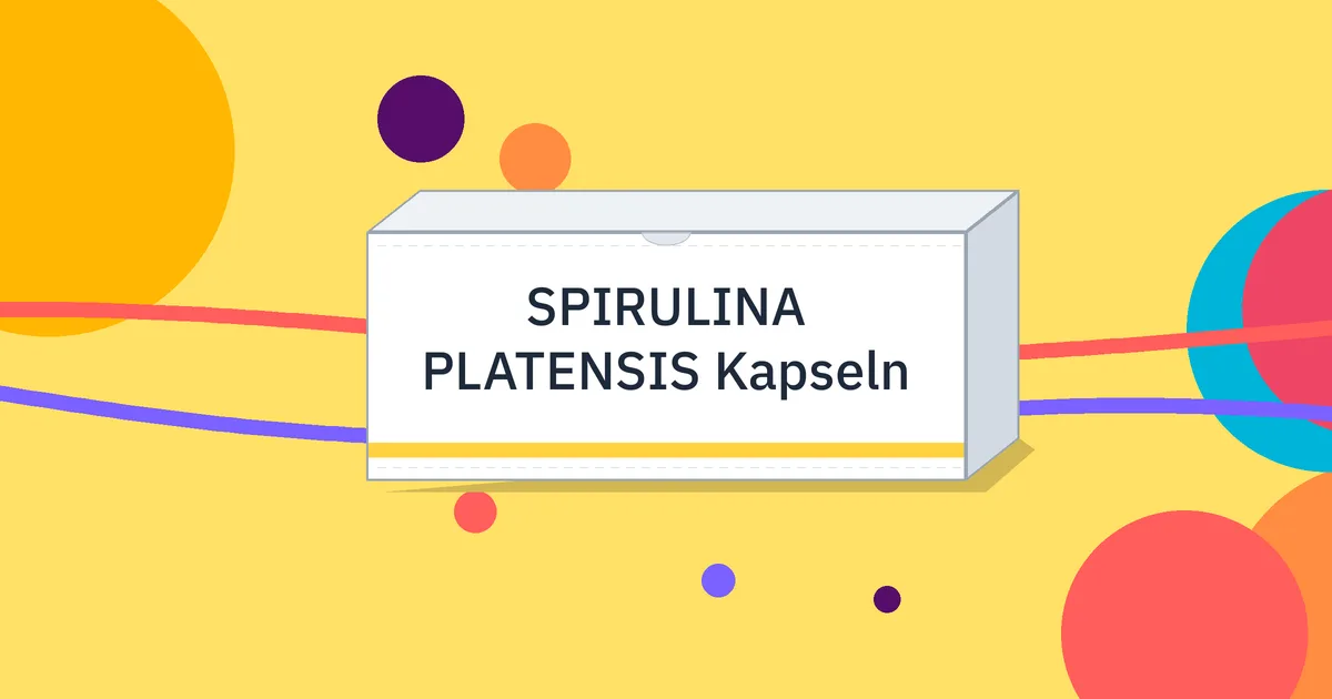 Symbolbild: Packung mit der Aufschrift SPIRULINA PLATENSIS Kapseln (PZN 04431151) – Verfügbarkeit und Bezug in Apotheken in Frankfurt am Main