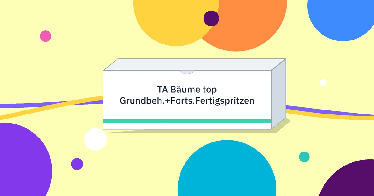 Symbolbild: Packung mit der Aufschrift TA Bäume top Grundbeh.+Forts.Fertigspritzen (PZN 00987414) – Verfügbarkeit und Bezug in Apotheken in Frankfurt am Main
