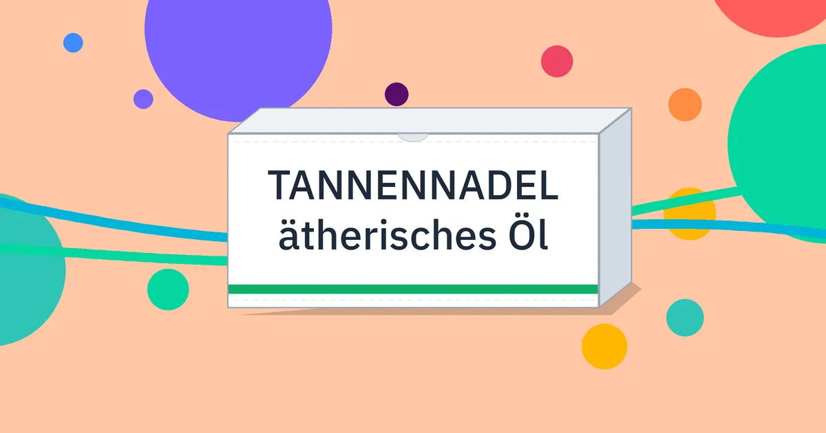 Symbolbild: Packung mit der Aufschrift TANNENNADEL ätherisches Öl (PZN 17429807) – Verfügbarkeit und Bezug in Apotheken in Frankfurt am Main