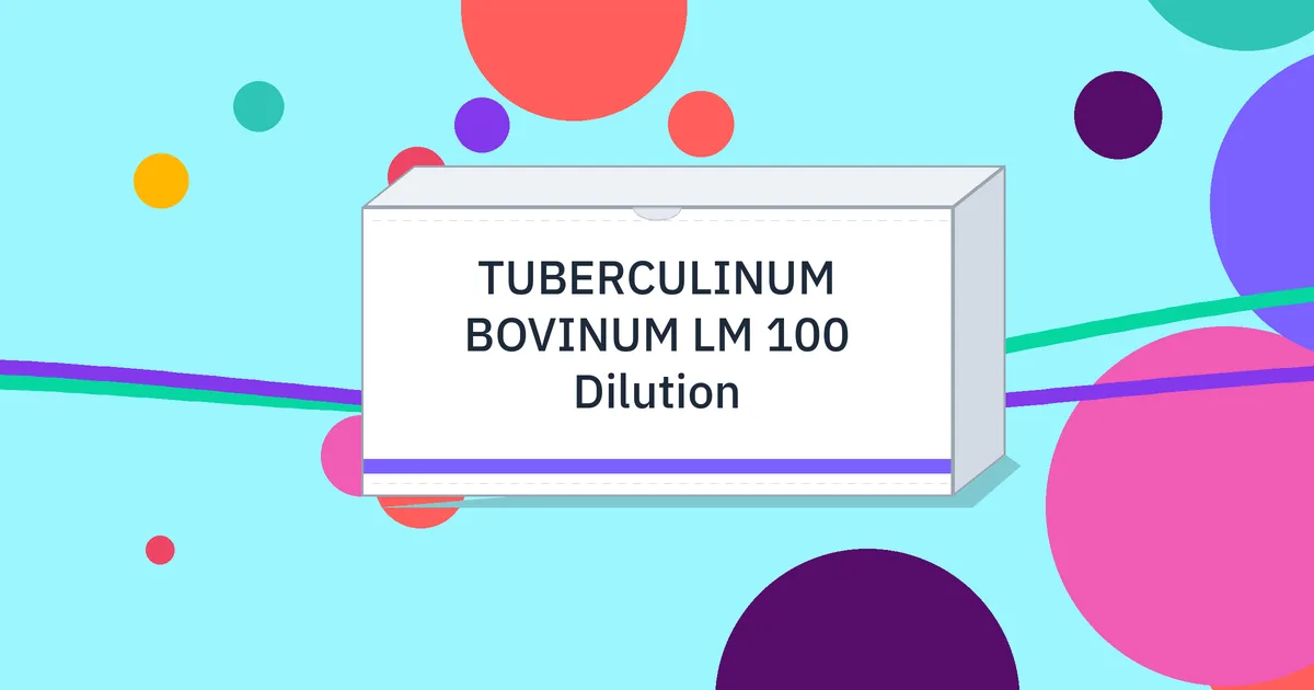 Symbolbild: Packung mit der Aufschrift TUBERCULINUM BOVINUM LM 100 Dilution (PZN 13254156) – Verfügbarkeit und Bezug in Apotheken in Frankfurt am Main