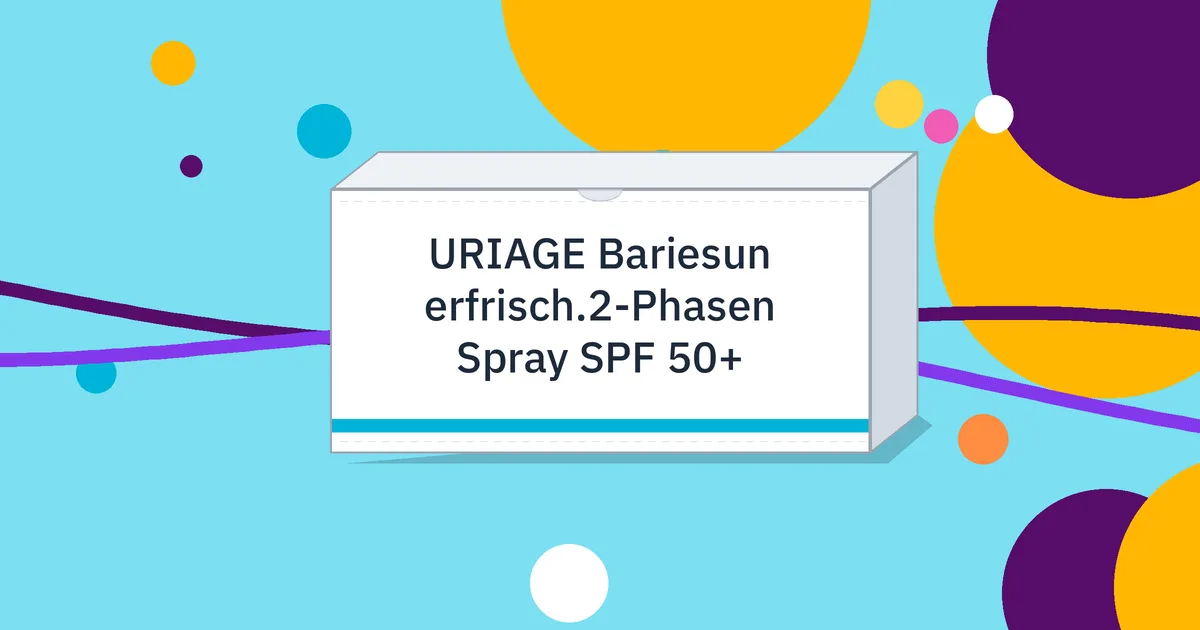 Symbolbild: Packung mit der Aufschrift URIAGE Bariesun erfrisch.2-Phasen Spray SPF 50+ (PZN 19176664) – Verfügbarkeit und Bezug in Apotheken in Frankfurt am Main