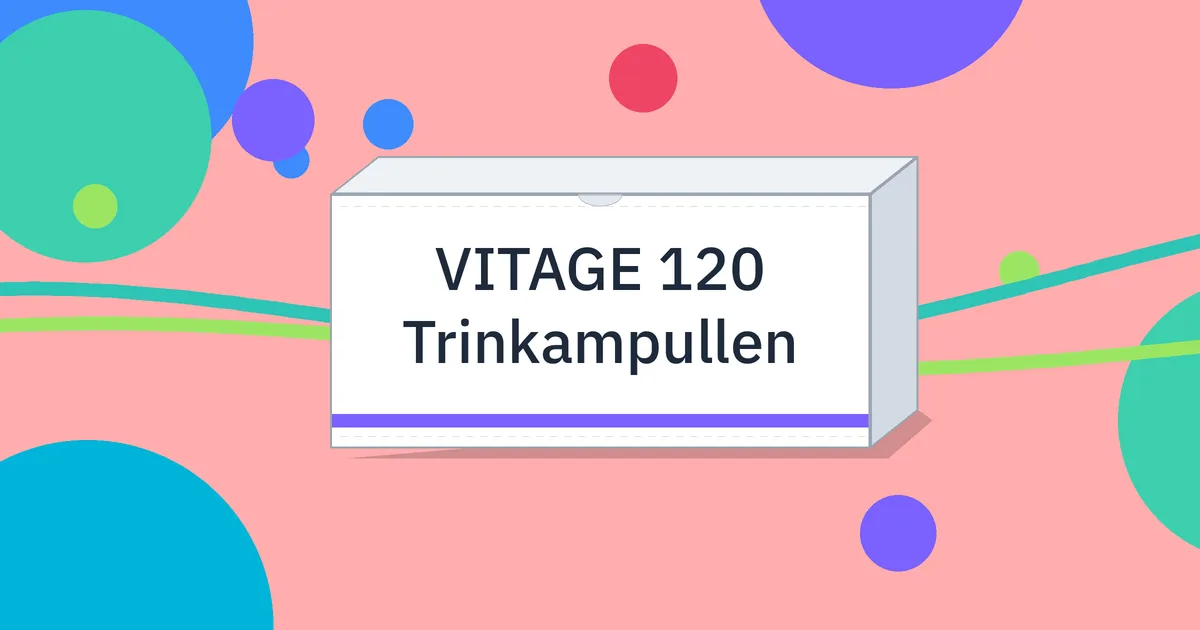Symbolbild: Packung mit der Aufschrift VITAGE 120 Trinkampullen (PZN 12511757) – Verfügbarkeit und Bezug in Apotheken in Frankfurt am Main