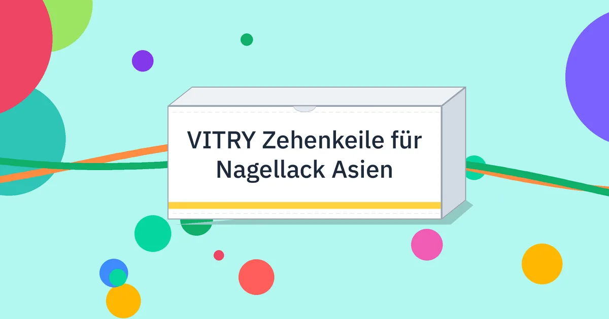 Symbolbild: Packung mit der Aufschrift VITRY Zehenkeile für Nagellack Asien (PZN 05102716) – Verfügbarkeit und Bezug in Apotheken in Frankfurt am Main
