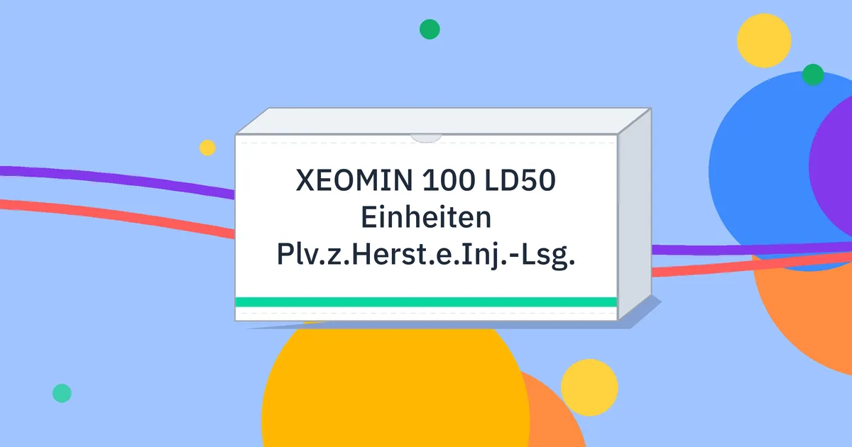 Symbolbild: Packung mit der Aufschrift XEOMIN 100 LD50 Einheiten Plv.z.Herst.e.Inj.-Lsg. (PZN 11852077) – Verfügbarkeit und Bezug in Apotheken in Frankfurt am Main