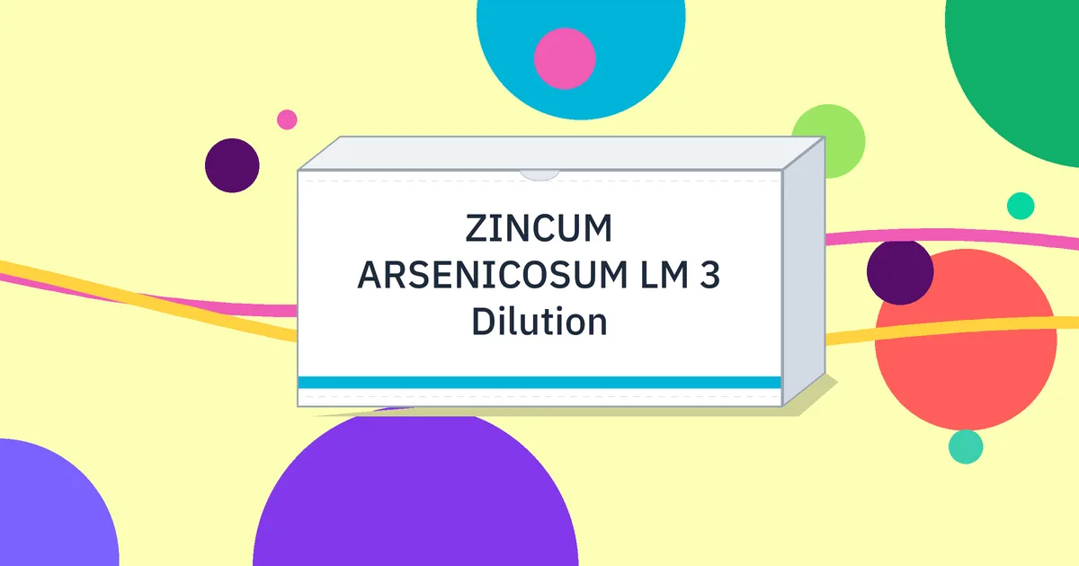 Symbolbild: Packung mit der Aufschrift ZINCUM ARSENICOSUM LM 3 Dilution (PZN 13290293) – Verfügbarkeit und Bezug in Apotheken in Frankfurt am Main