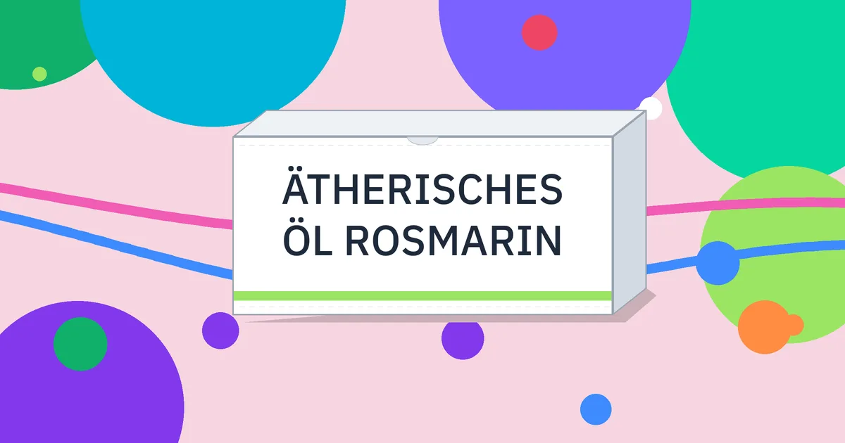 Symbolbild: Packung mit der Aufschrift ÄTHERISCHES ÖL ROSMARIN (PZN 20027248) – Verfügbarkeit und Bezug in Apotheken in Frankfurt am Main