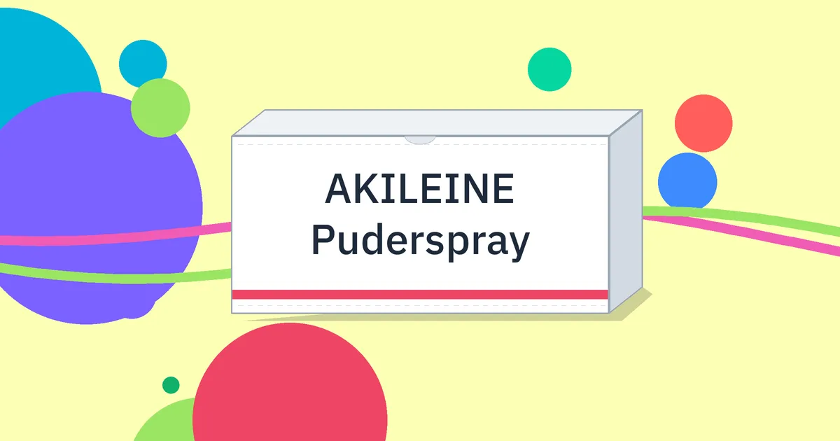 Symbolbild: Packung mit der Aufschrift AKILEINE Puderspray (PZN 02741597) – Verfügbarkeit und Bezug in Apotheken in Frankfurt am Main