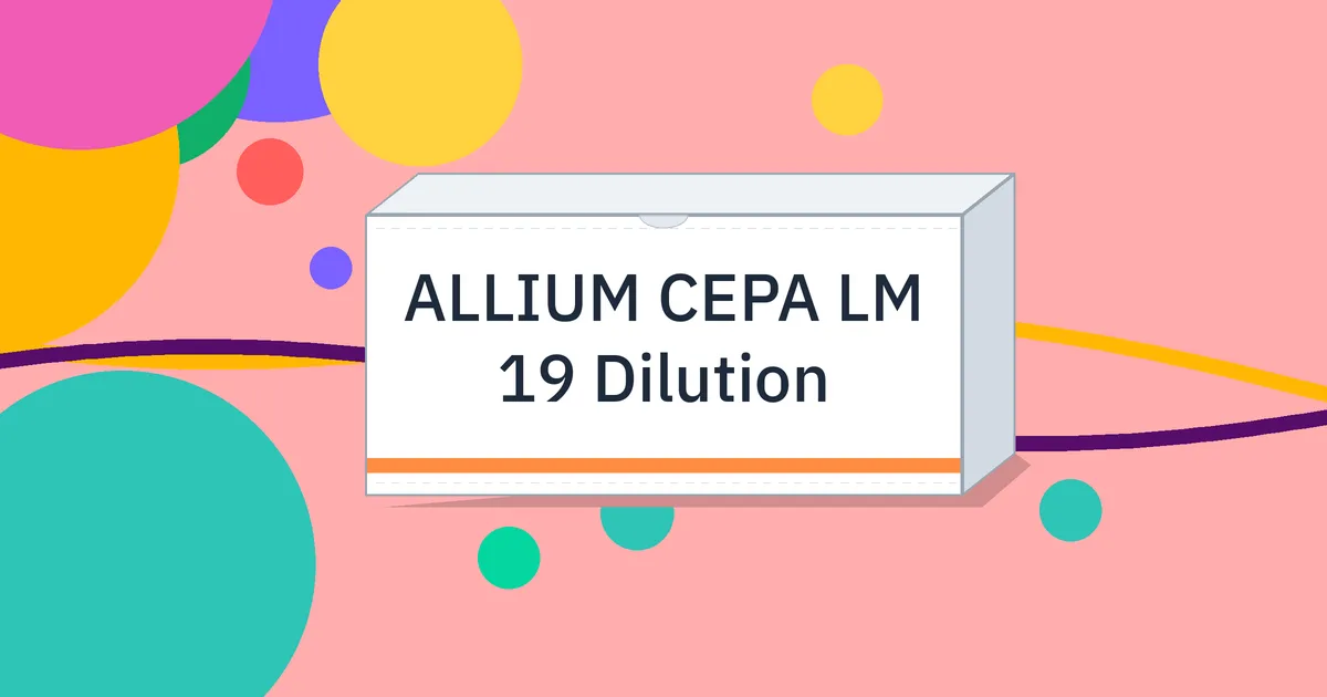 Symbolbild: Packung mit der Aufschrift ALLIUM CEPA LM 19 Dilution (PZN 12756714) – Verfügbarkeit und Bezug in Apotheken in Frankfurt am Main