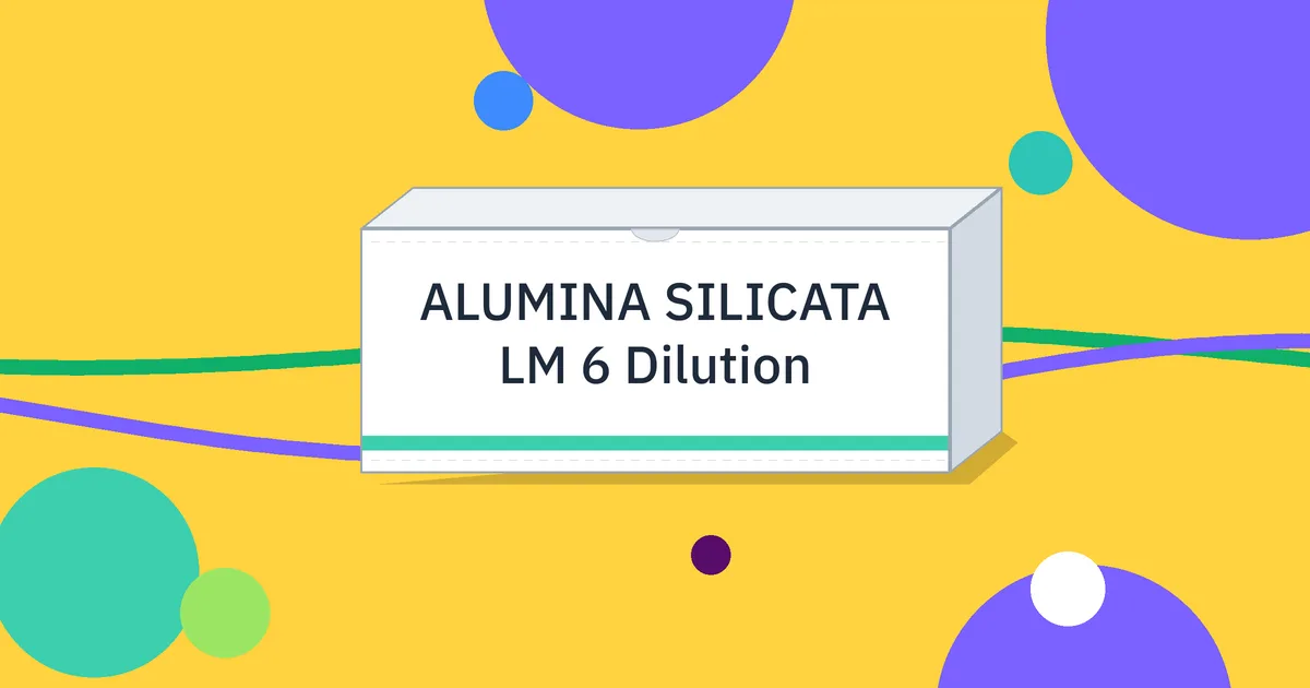 Symbolbild: Packung mit der Aufschrift ALUMINA SILICATA LM 6 Dilution (PZN 12758802) – Verfügbarkeit und Bezug in Apotheken in Frankfurt am Main