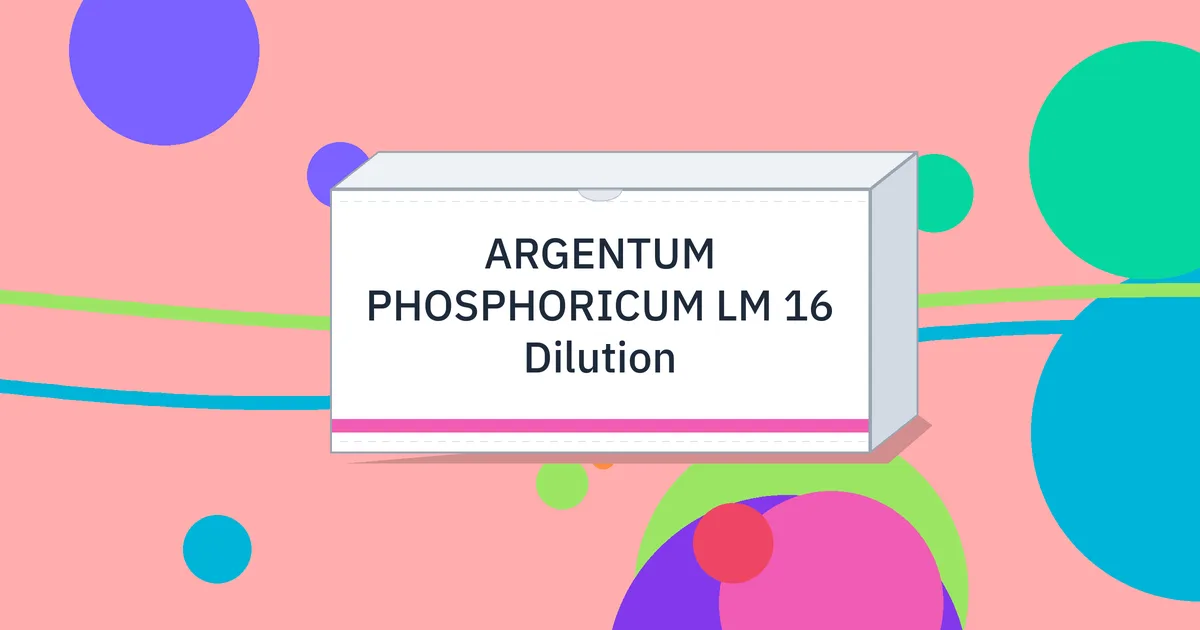 Symbolbild: Packung mit der Aufschrift ARGENTUM PHOSPHORICUM LM 16 Dilution (PZN 12769622) – Verfügbarkeit und Bezug in Apotheken in Frankfurt am Main
