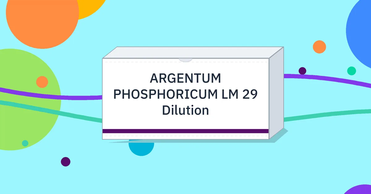 Symbolbild: Packung mit der Aufschrift ARGENTUM PHOSPHORICUM LM 29 Dilution (PZN 12769792) – Verfügbarkeit und Bezug in Apotheken in Frankfurt am Main