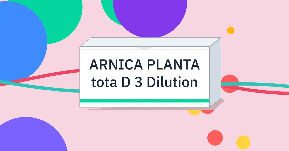 Symbolbild: Packung mit der Aufschrift ARNICA PLANTA tota D 3 Dilution (PZN 01572052) – Verfügbarkeit und Bezug in Apotheken in Frankfurt am Main
