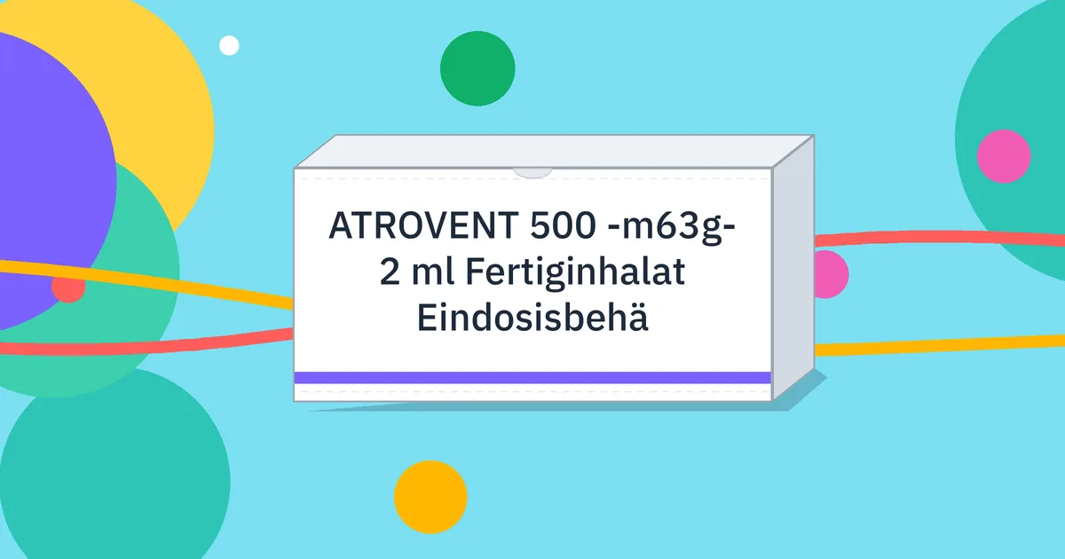 Symbolbild: Packung mit der Aufschrift ATROVENT 500 -m63g-2 ml Fertiginhalat Eindosisbehä (PZN 04073214) – Verfügbarkeit und Bezug in Apotheken in Frankfurt am Main