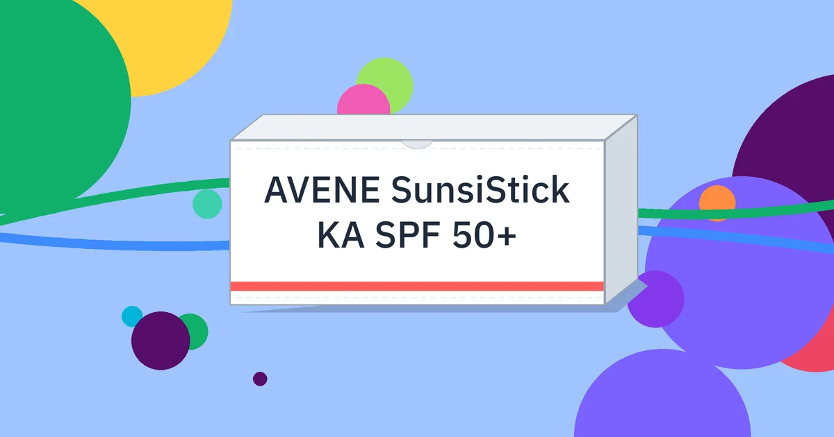 Symbolbild: Packung mit der Aufschrift AVENE SunsiStick KA SPF 50+ (PZN 15743735) – Verfügbarkeit und Bezug in Apotheken in Frankfurt am Main