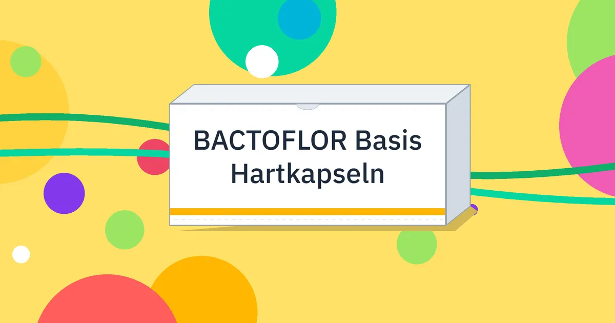 Symbolbild: Packung mit der Aufschrift BACTOFLOR Basis Hartkapseln (PZN 19524875) – Verfügbarkeit und Bezug in Apotheken in Frankfurt am Main