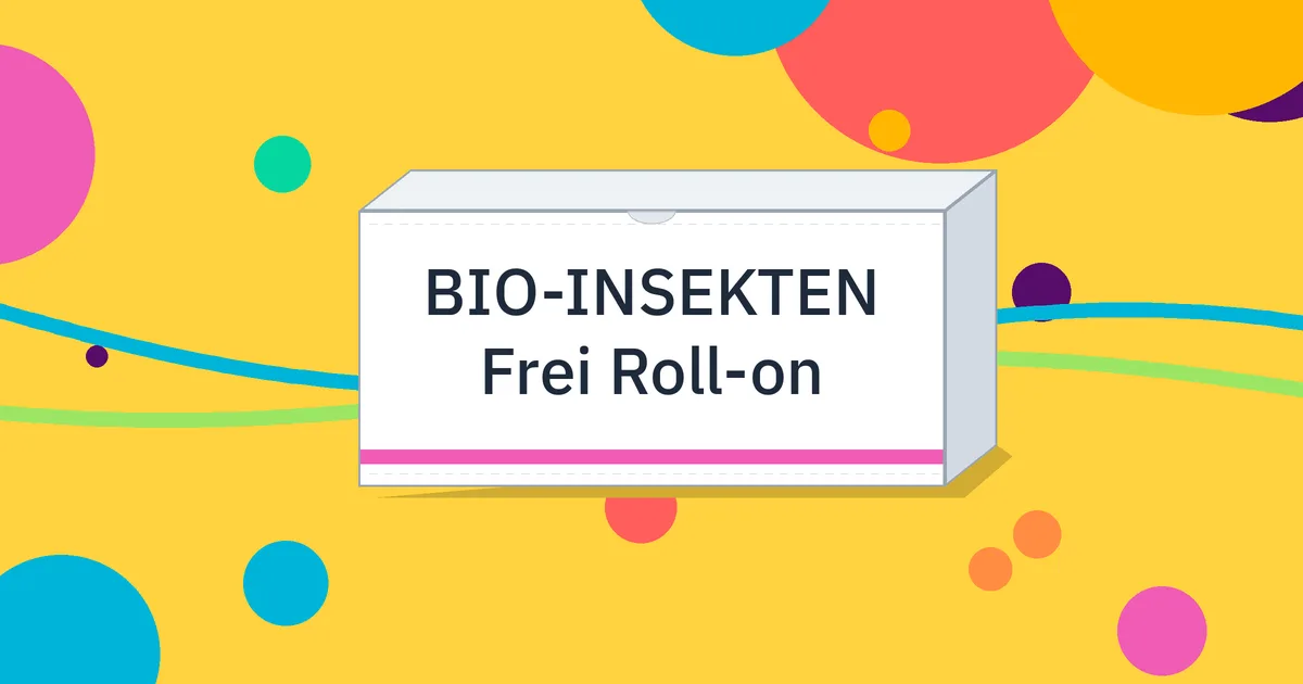 Symbolbild: Packung mit der Aufschrift BIO-INSEKTEN Frei Roll-on (PZN 18881656) – Verfügbarkeit und Bezug in Apotheken in Frankfurt am Main