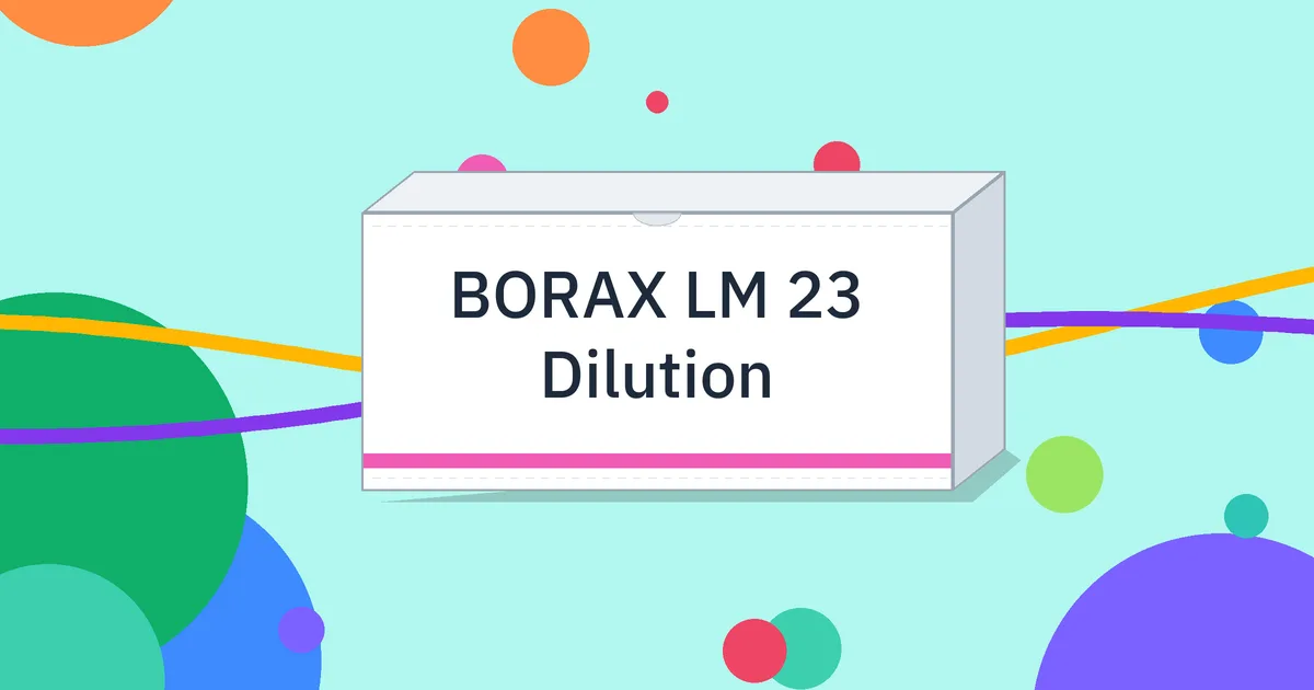 Symbolbild: Packung mit der Aufschrift BORAX LM 23 Dilution (PZN 12796257) – Verfügbarkeit und Bezug in Apotheken in Frankfurt am Main