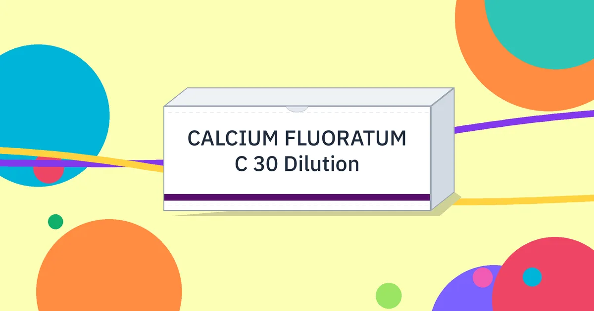 Symbolbild: Packung mit der Aufschrift CALCIUM FLUORATUM C 30 Dilution (PZN 04209056) – Verfügbarkeit und Bezug in Apotheken in Frankfurt am Main