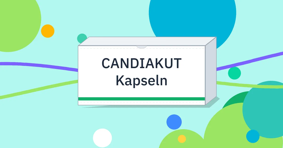 Symbolbild: Packung mit der Aufschrift CANDIAKUT Kapseln (PZN 17816042) – Verfügbarkeit und Bezug in Apotheken in Frankfurt am Main
