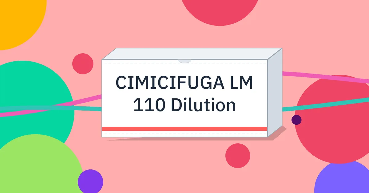 Symbolbild: Packung mit der Aufschrift CIMICIFUGA LM 110 Dilution (PZN 12819372) – Verfügbarkeit und Bezug in Apotheken in Frankfurt am Main
