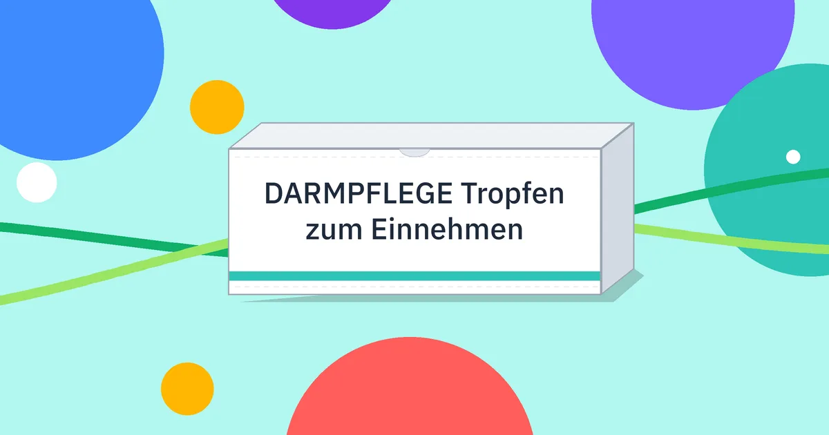 Symbolbild: Packung mit der Aufschrift DARMPFLEGE Tropfen zum Einnehmen (PZN 11866441) – Verfügbarkeit und Bezug in Apotheken in Frankfurt am Main