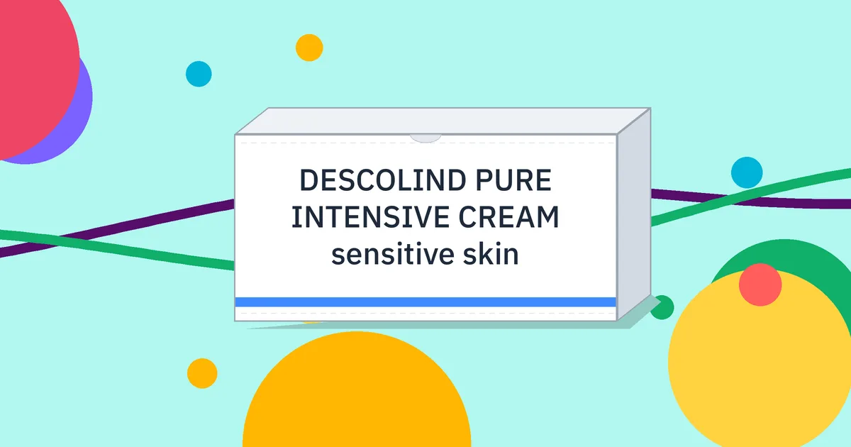 Symbolbild: Packung mit der Aufschrift DESCOLIND PURE INTENSIVE CREAM sensitive skin (PZN 16674982) – Verfügbarkeit und Bezug in Apotheken in Frankfurt am Main