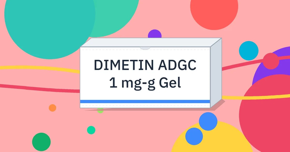 Symbolbild: Packung mit der Aufschrift DIMETIN ADGC 1 mg-g Gel (PZN 18206216) – Verfügbarkeit und Bezug in Apotheken in Frankfurt am Main