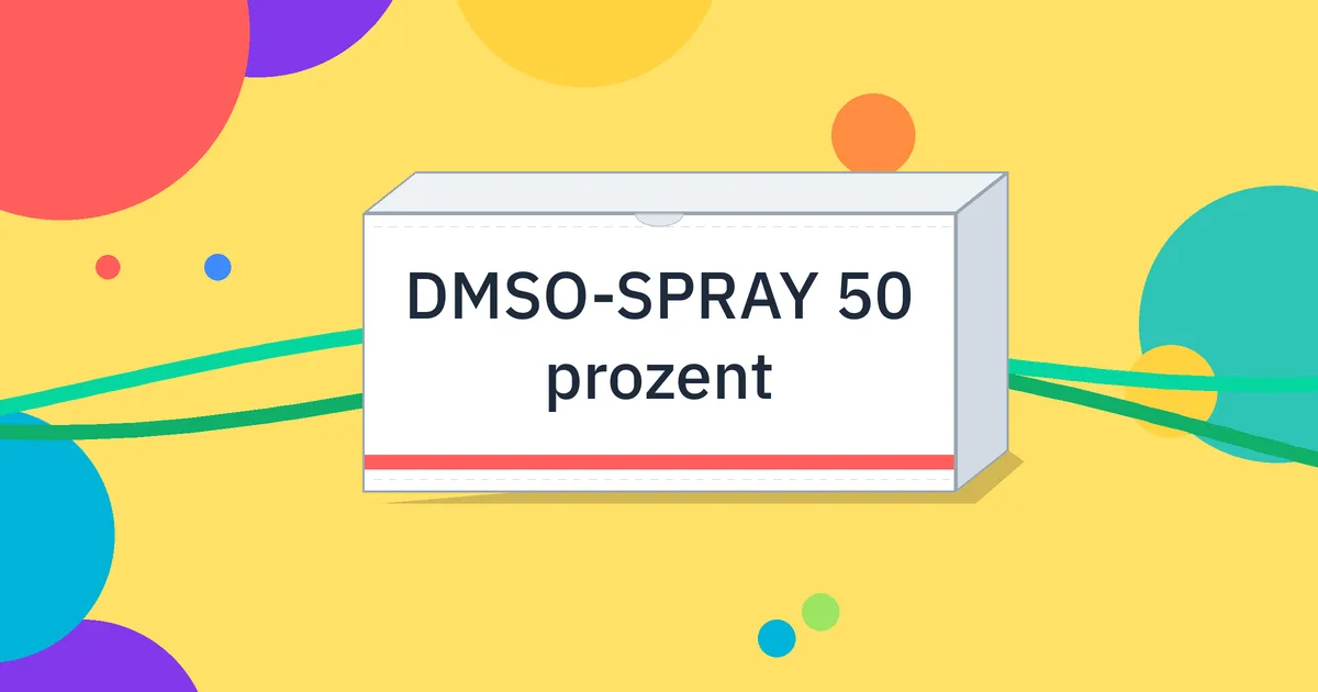 Symbolbild: Packung mit der Aufschrift DMSO-SPRAY 50 prozent (PZN 17205048) – Verfügbarkeit und Bezug in Apotheken in Frankfurt am Main