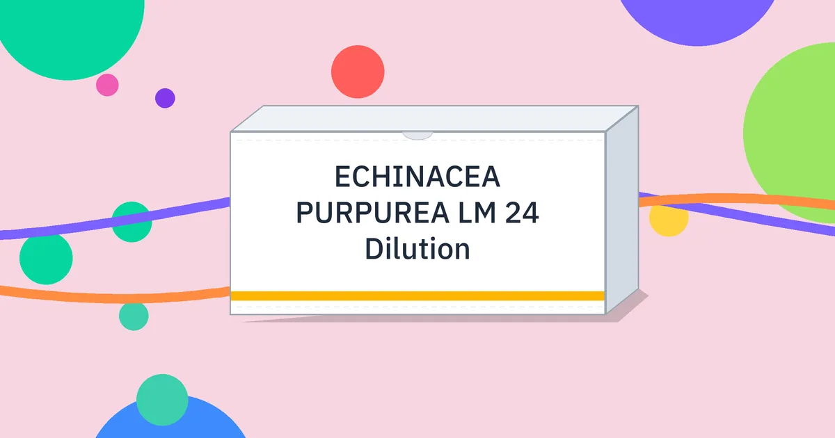 Symbolbild: Packung mit der Aufschrift ECHINACEA PURPUREA LM 24 Dilution (PZN 13468555) – Verfügbarkeit und Bezug in Apotheken in Frankfurt am Main