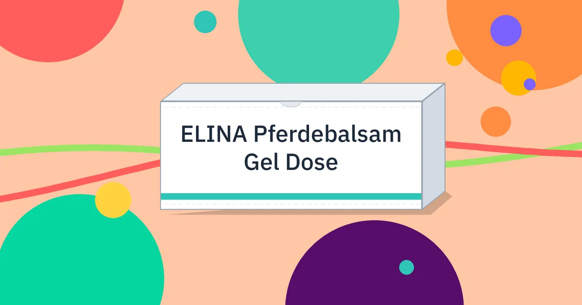 Symbolbild: Packung mit der Aufschrift ELINA Pferdebalsam Gel Dose (PZN 10347986) – Verfügbarkeit und Bezug in Apotheken in Frankfurt am Main