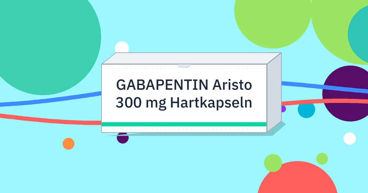 Symbolbild: Packung mit der Aufschrift GABAPENTIN Aristo 300 mg Hartkapseln (PZN 05509369) – Verfügbarkeit und Bezug in Apotheken in Frankfurt am Main