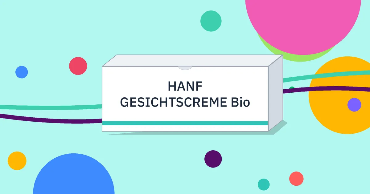 Symbolbild: Packung mit der Aufschrift HANF GESICHTSCREME Bio (PZN 16155549) – Verfügbarkeit und Bezug in Apotheken in Frankfurt am Main