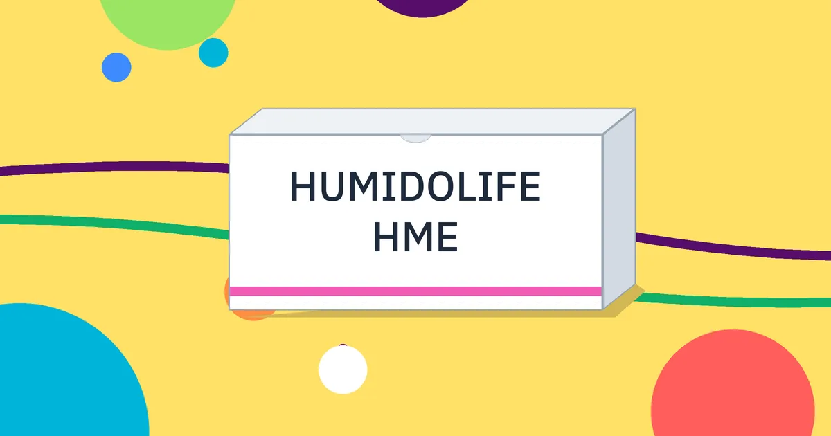 Symbolbild: Packung mit der Aufschrift HUMIDOLIFE HME (PZN 19120008) – Verfügbarkeit und Bezug in Apotheken in Frankfurt am Main