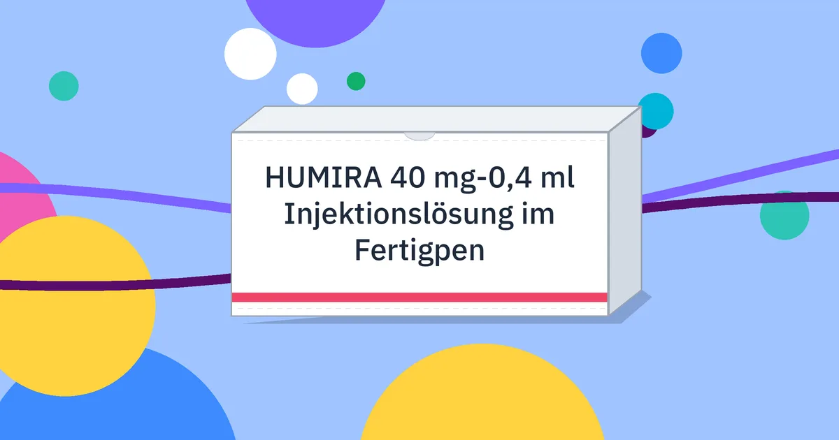 Symbolbild: Packung mit der Aufschrift HUMIRA 40 mg-0,4 ml Injektionslösung im Fertigpen (PZN 12504740) – Verfügbarkeit und Bezug in Apotheken in Frankfurt am Main