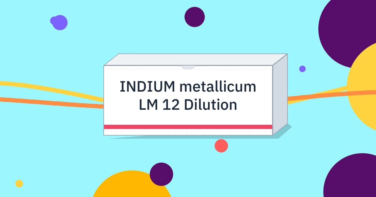 Symbolbild: Packung mit der Aufschrift INDIUM metallicum LM 12 Dilution (PZN 12912545) – Verfügbarkeit und Bezug in Apotheken in Frankfurt am Main