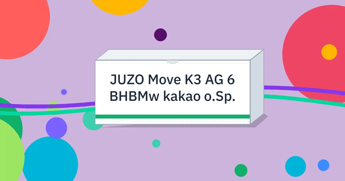Symbolbild: Packung mit der Aufschrift JUZO Move K3 AG 6 BHBMw kakao o.Sp. (PZN 18590278) – Verfügbarkeit und Bezug in Apotheken in Frankfurt am Main