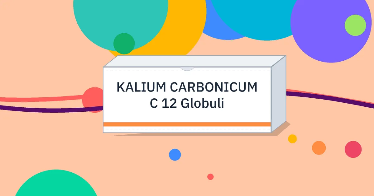 Symbolbild: Packung mit der Aufschrift KALIUM CARBONICUM C 12 Globuli (PZN 16670263) – Verfügbarkeit und Bezug in Apotheken in Frankfurt am Main