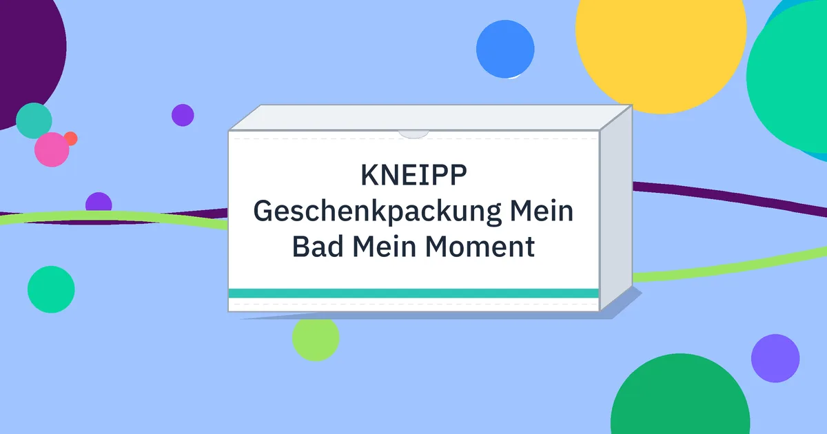 Symbolbild: Packung mit der Aufschrift KNEIPP Geschenkpackung Mein Bad Mein Moment (PZN 14179669) – Verfügbarkeit und Bezug in Apotheken in Frankfurt am Main