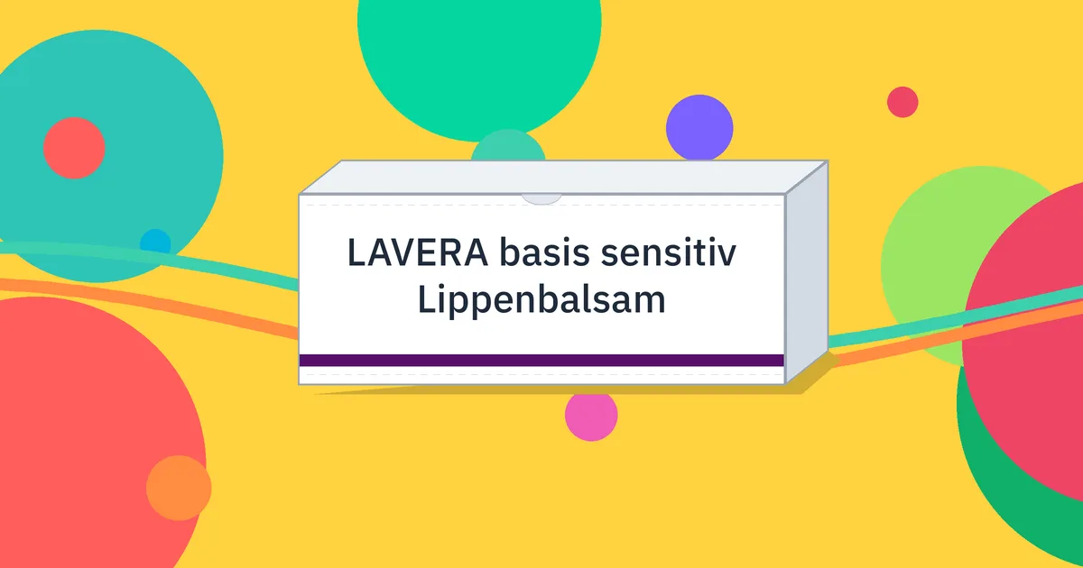 Symbolbild: Packung mit der Aufschrift LAVERA basis sensitiv Lippenbalsam (PZN 19799164) – Verfügbarkeit und Bezug in Apotheken in Frankfurt am Main