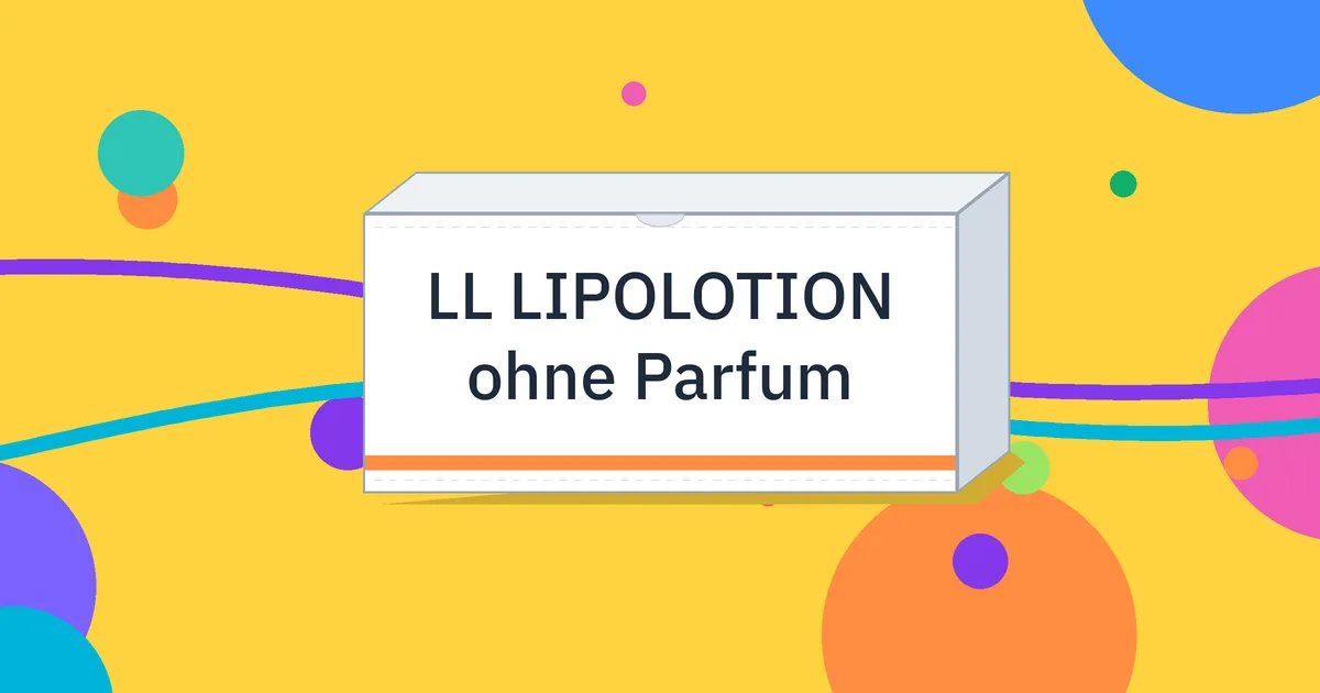 Symbolbild: Packung mit der Aufschrift LL LIPOLOTION ohne Parfum (PZN 17308392) – Verfügbarkeit und Bezug in Apotheken in Frankfurt am Main