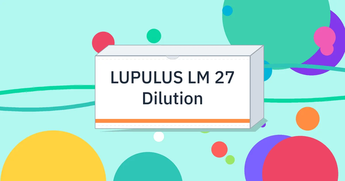 Symbolbild: Packung mit der Aufschrift LUPULUS LM 27 Dilution (PZN 12934535) – Verfügbarkeit und Bezug in Apotheken in Frankfurt am Main